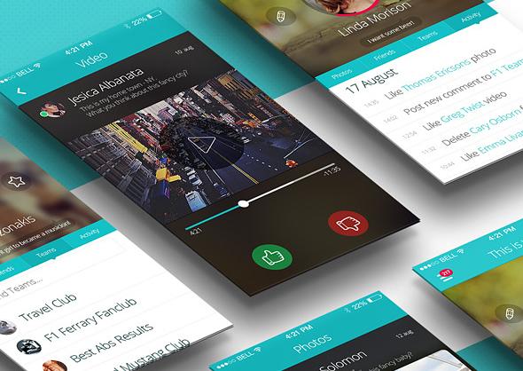 设计师必备 |25个精美的APP UI KIT模板（附PSD下载) - 知乎