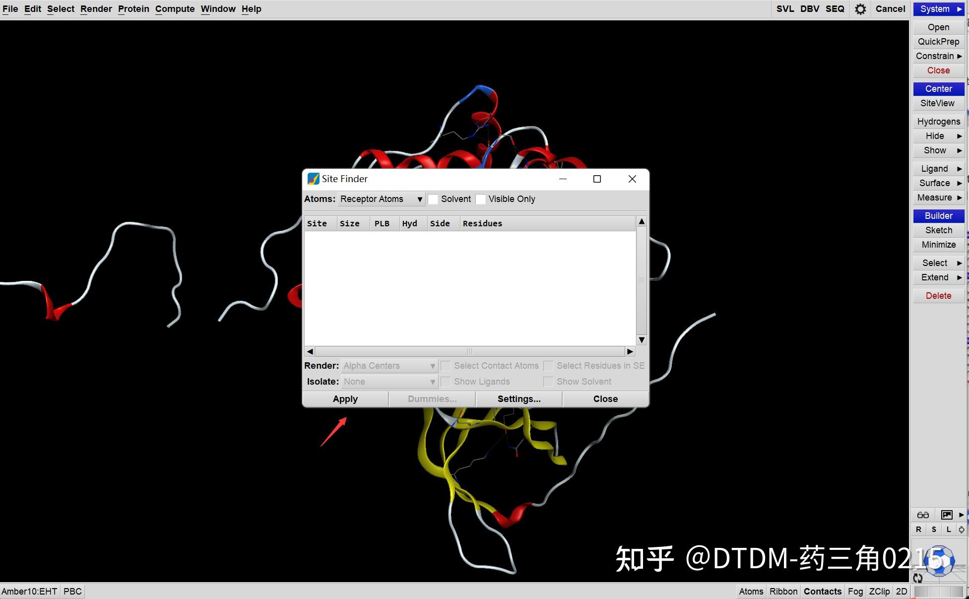 MOE中对接口袋的确定方式及小分子数据库的建立 - 知乎