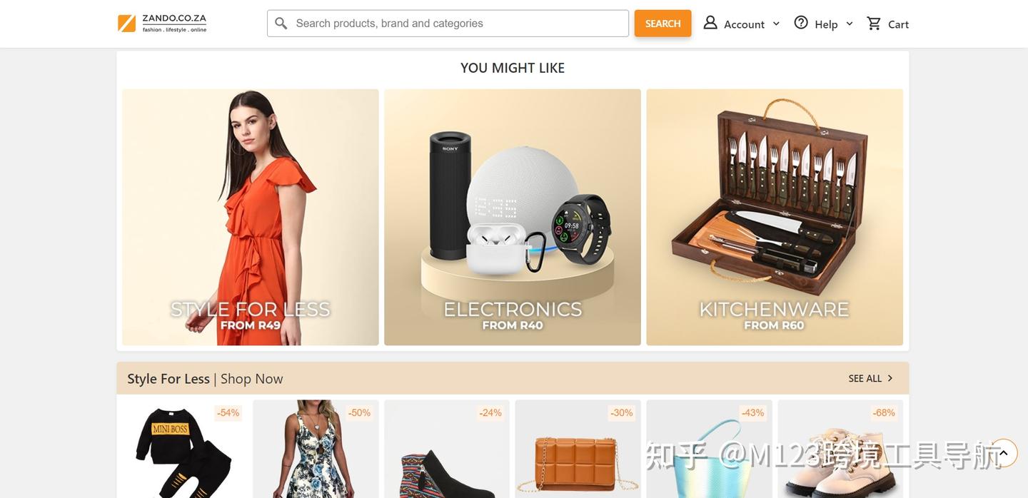 Zando——南非最大在线时尚商店，拥有超过800个品牌，每月超过350万到访用户 - 知乎