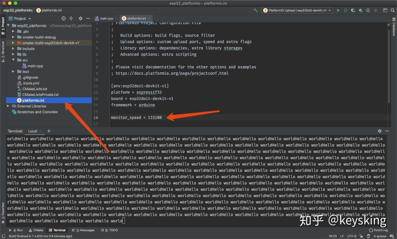 用clion自带的platformIO和开发esp32!!! - 知乎