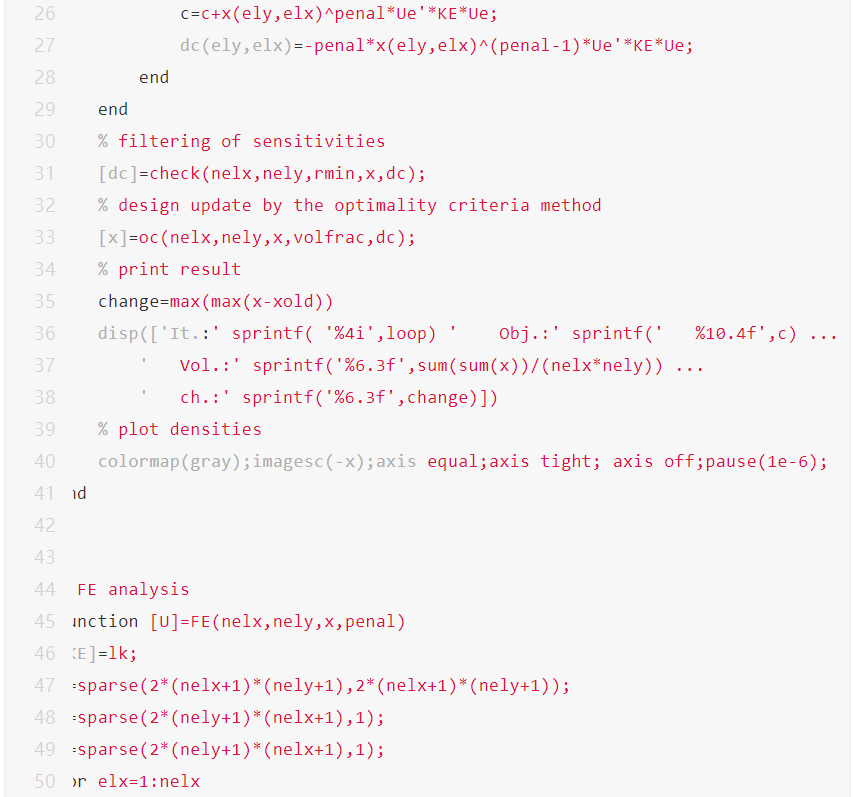 龙凯副教授：入门拓扑优化，从经典99行Matlab程序起步(8月18日） - 知乎