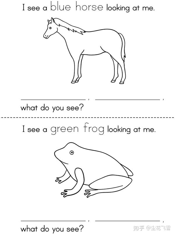 绘本解读 | 《Brown Bear, Brown Bear, What Do You See?》 - 知乎