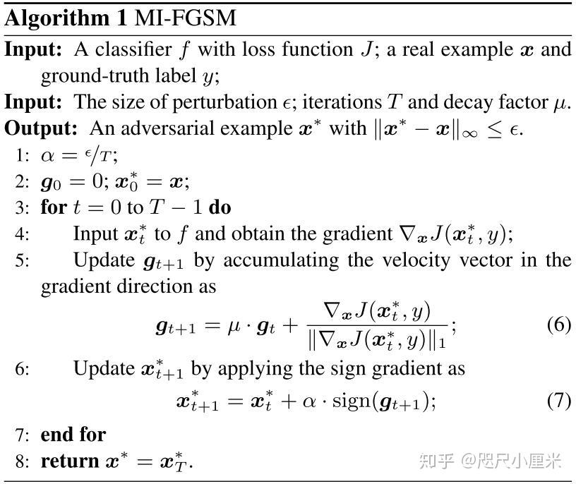 [论文笔记] MI-FGSM - 知乎
