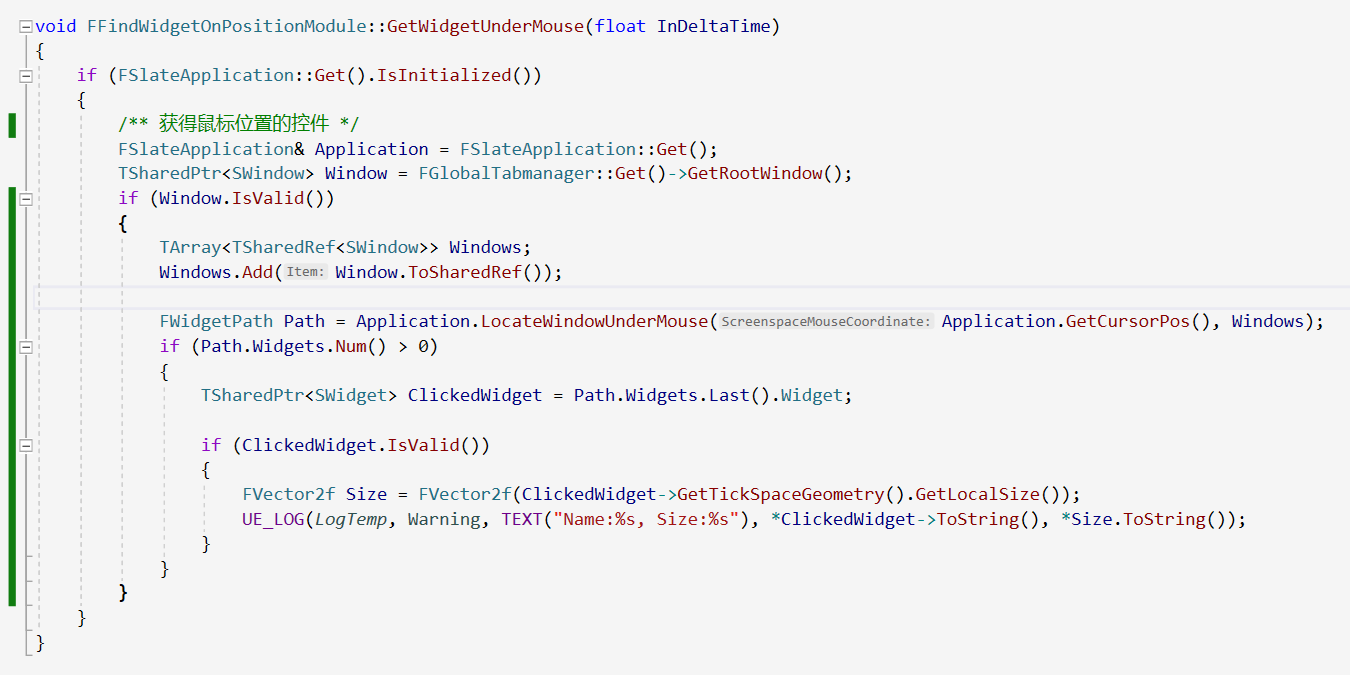 UE5C++近期收获(6) 获取窗口任意位置的控件 - 知乎
