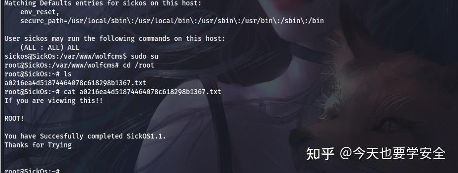 项目十二：SickOs靶机渗透： - 知乎