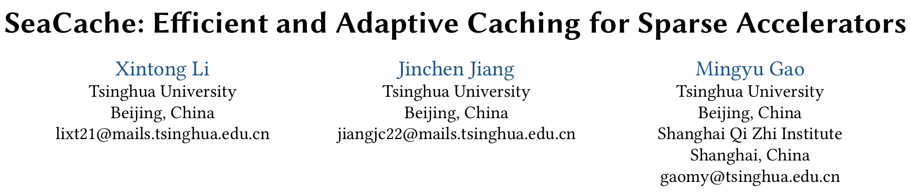 SeaCache: Efficient and Adaptive Caching for Sparse Accelerators - 知乎