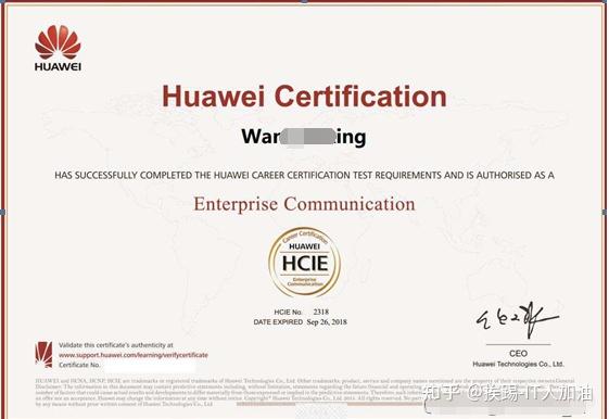 网络工程师认证：HCIE（华为ICT专家认证） - 知乎