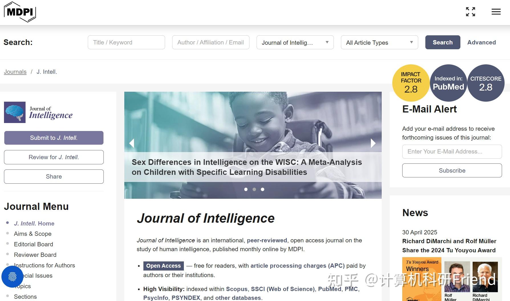 【计算机方向】七本MDPI旗下计算机方向SSCI水刊，录用速度快，年文章极高，赶紧抓住这个机会！ - 知乎