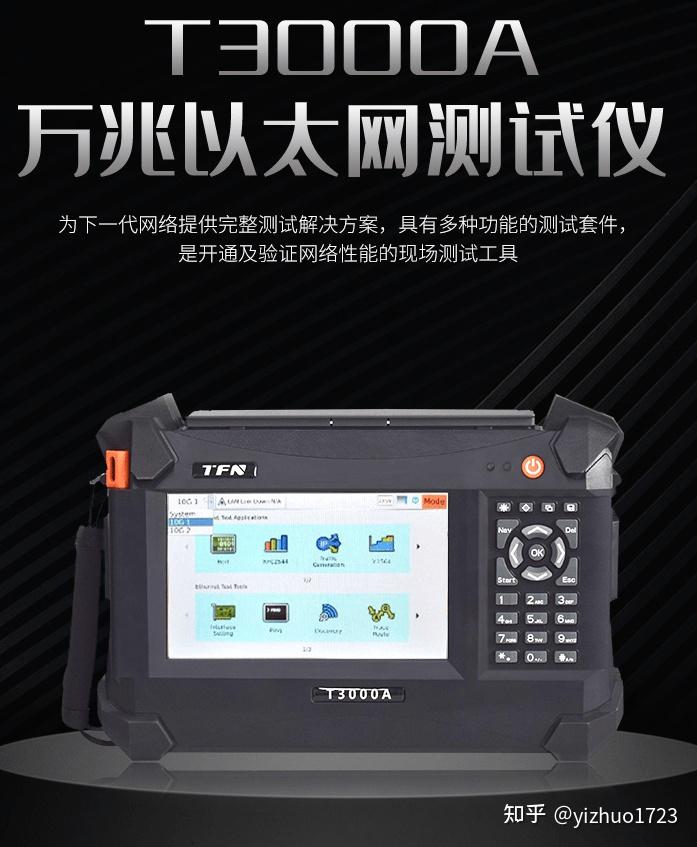 评测TFN T3000A万兆以太网测试仪性能 - 知乎