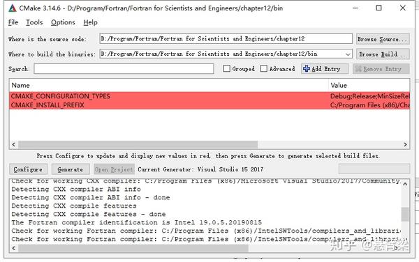 使用CMake、Visual Studio和Intel Fortran开发Fortran程序 - 知乎