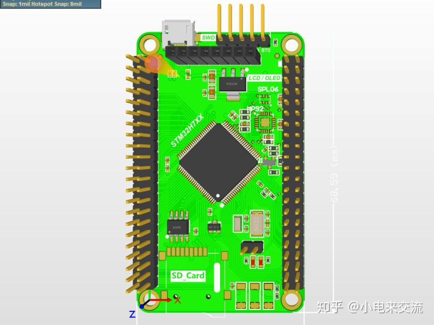 10个STM32H750最小系统及经典电路设计方案 - 知乎