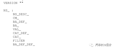 DBC标准格式说明 - 知乎