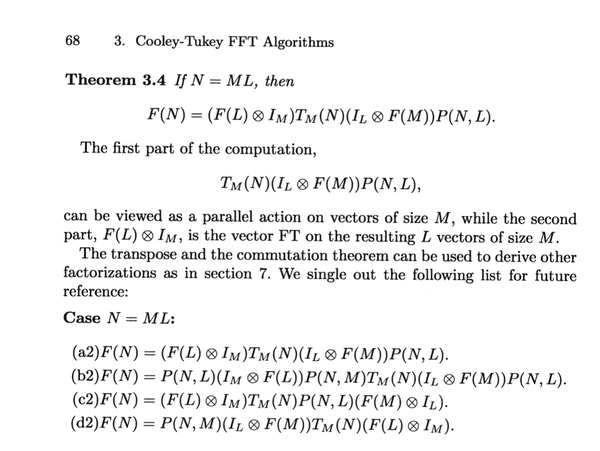[搬运] Cooley-Tukey FFT算法 （Tensor Product 描述) - 知乎