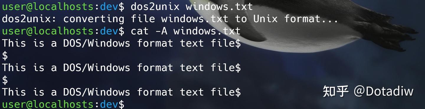 删除Unix/Linux中文本文件的^M符号 - 知乎