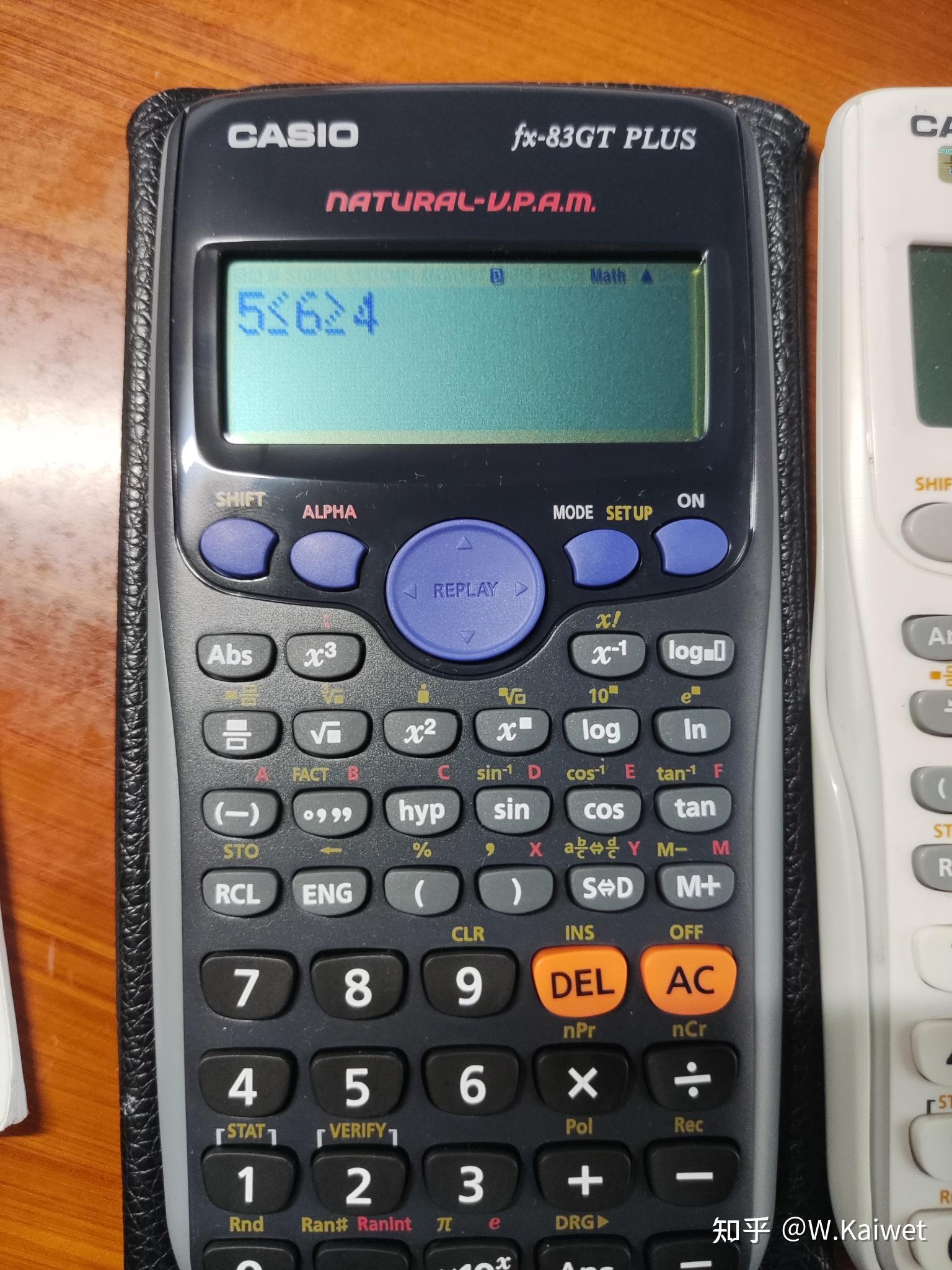 来自异国的计算器——CASIO fx-83GT PLUS评测 - 知乎