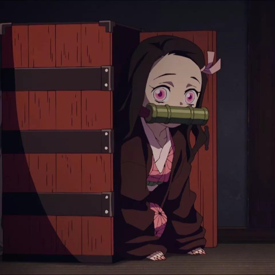鬼灭之刃：祢豆子的awsl瞬间，太适合当头像，猛男都忍不住想换 - 知乎