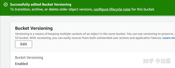 AWS S3 常用命令及 versioning - 知乎
