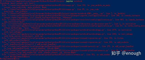 python3.8-运行jupyter 报raise NotImplementedError - 知乎