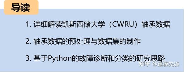 Python-凯斯西储大学（CWRU）轴承数据解读与分类处理 - 知乎