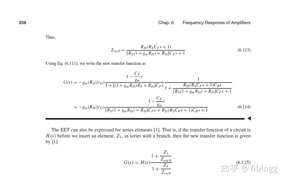 Calculate CS Transfer Function using EET (用额外元件定理 EET 计算共源放大器的传递函数) - 知乎