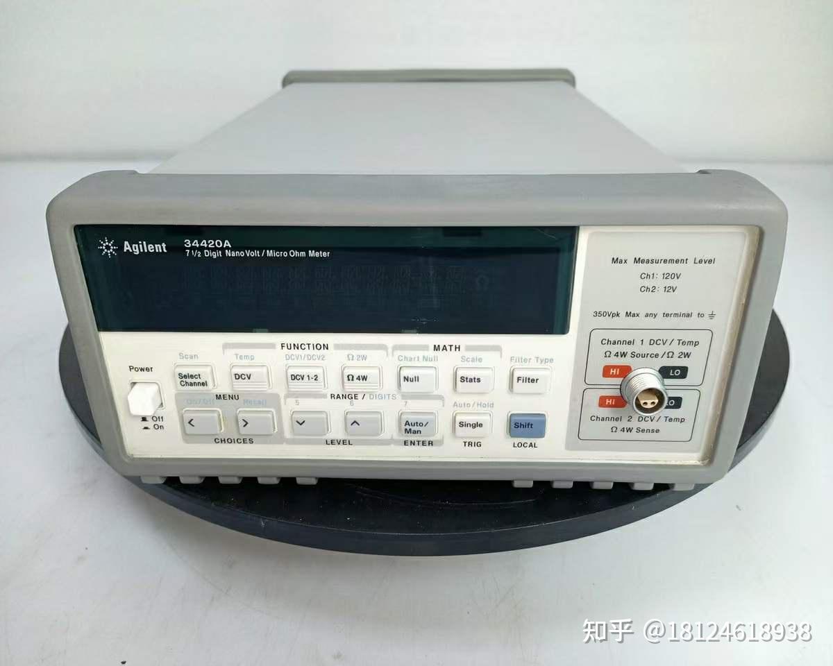安捷伦34420A毫微伏/微欧表Agilent34420A - 知乎