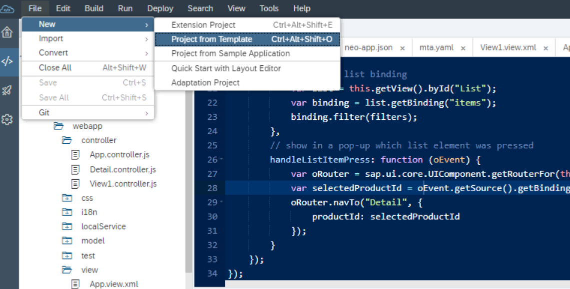 如何为SAP WebIDE开发扩展(Extension)，并部署到SAP云平台上 - 知乎