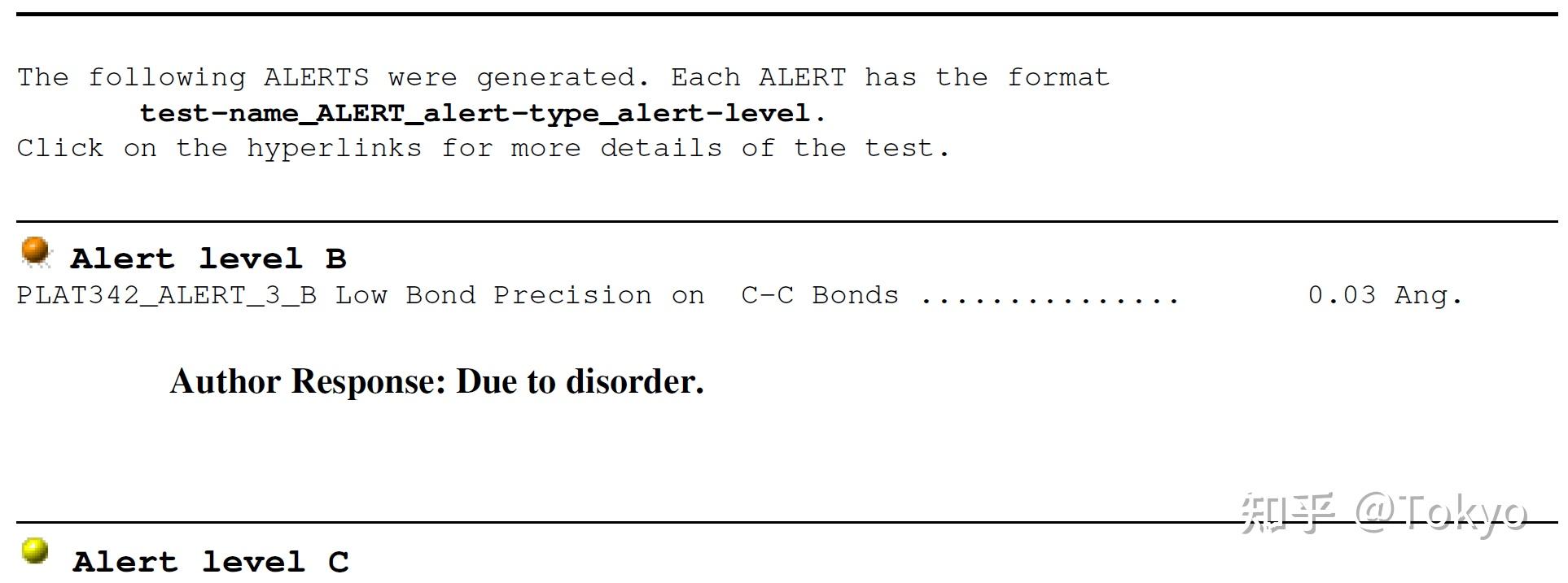 CheckCIF-B级警报PLAT342解决示例 - 知乎