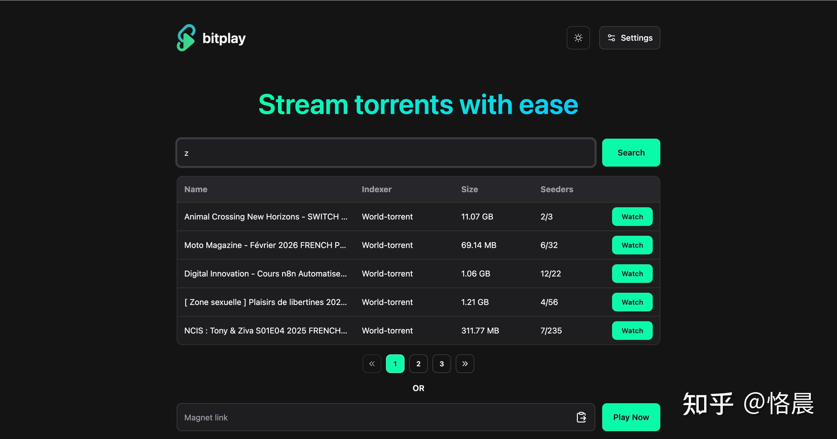 群晖Nas部署BitPlay实现种子文件在线播放 - 知乎