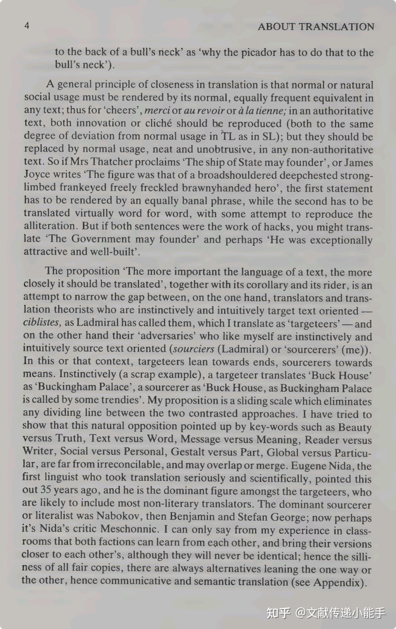 彼得·纽马克,论翻译,英文版,About translation by Newmark, Peter, 1991 - 知乎