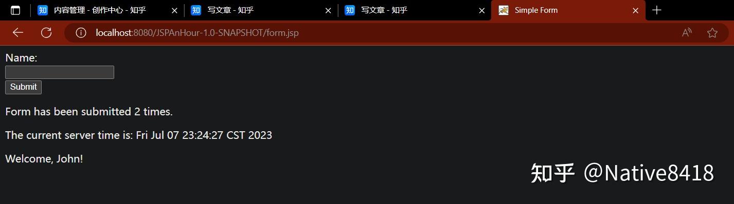 一小时实践入门 JSP（Java EE） - 知乎