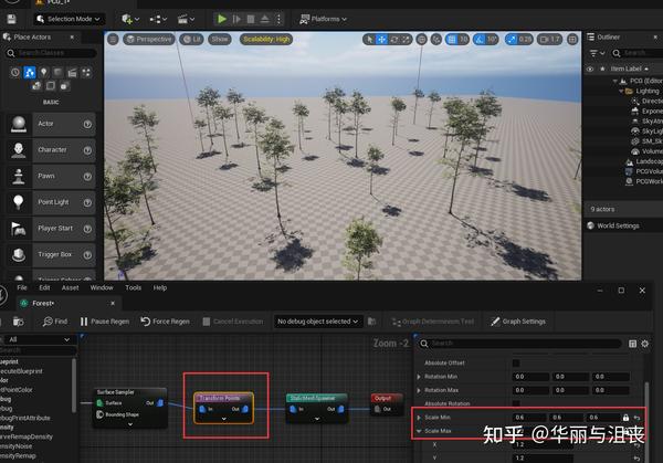 UE5.1 PCG plugin探索(UE5程序化生成/Procedural Content Generation Framework) - 知乎