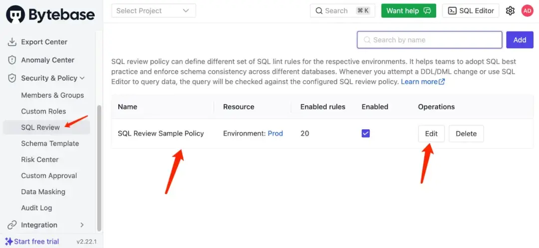 GUI / GitOps / API: 用 Bytebase 实现 SQL 审核 - 知乎