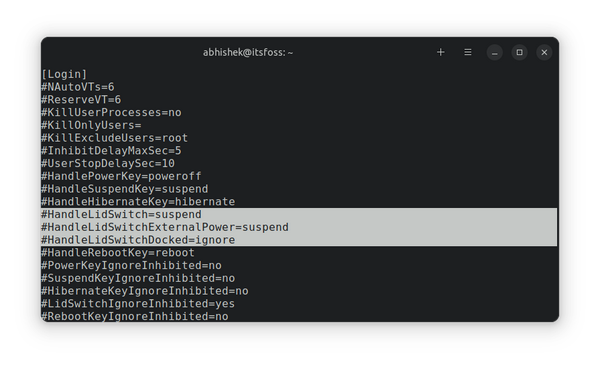 如何在笔记本电脑合盖时不挂起 Ubuntu | Linux 中国 - 知乎
