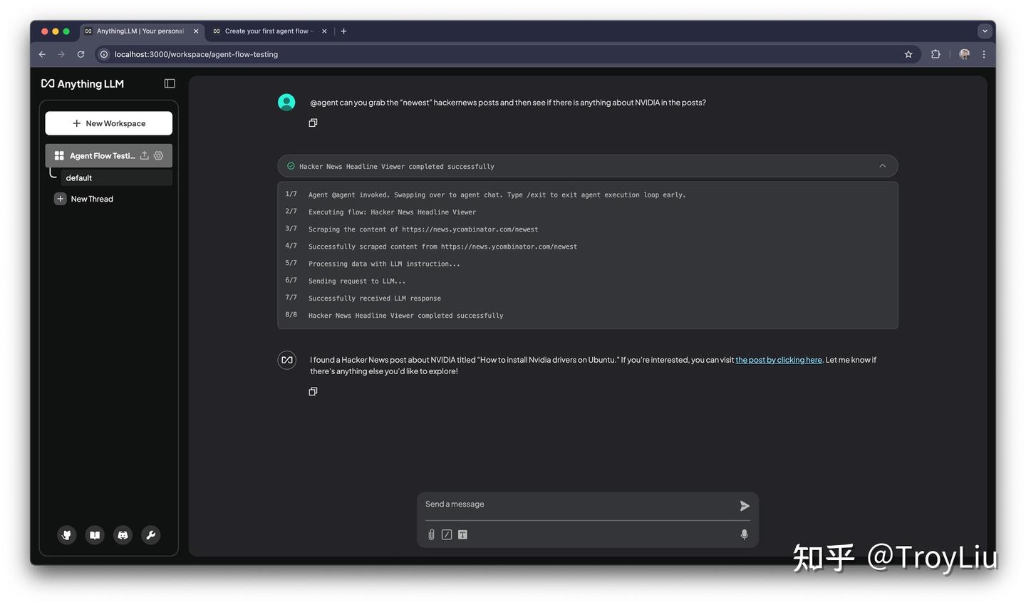 AnythingLLM 个人知识库新版本 -- OCR、Agent Flows 来袭 - 知乎