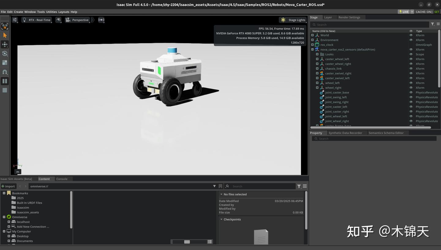 【Isaac Sim 4.5.0】ROS 2 Tutorials (Linux and Windows) - ROS 2 Launch - 知乎