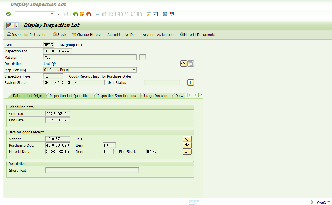 SAP QM 事务代码QAC2的BUG？ - 知乎