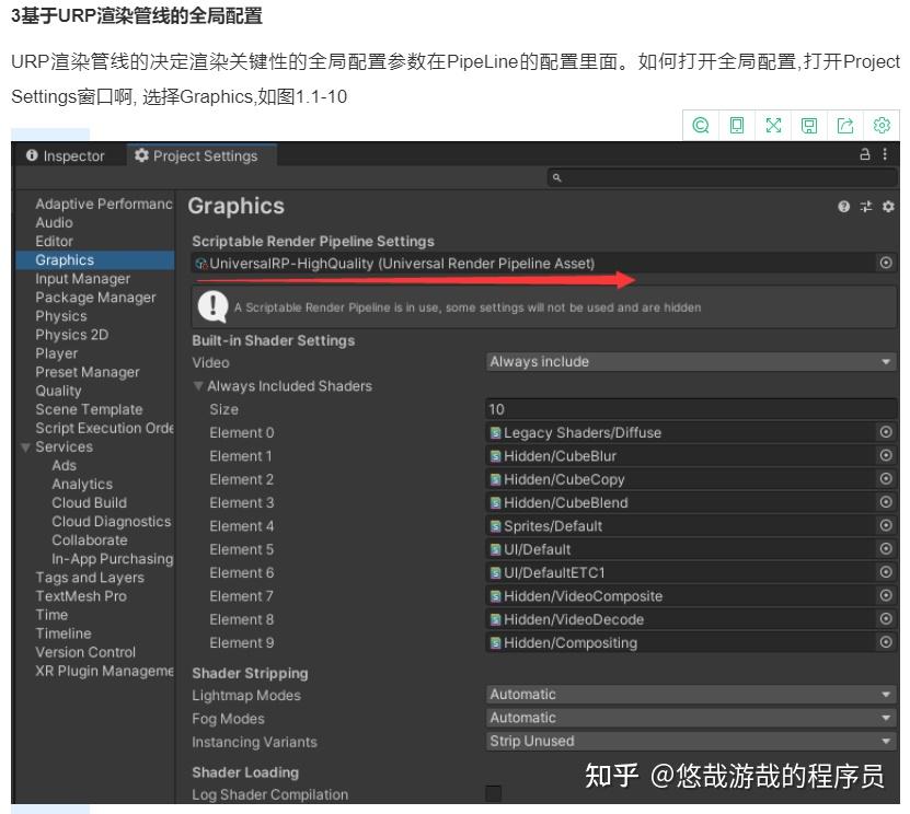 UNITY：URP渲染管线项目创建与剖析 - 知乎