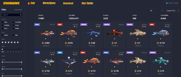 星鲨StarSharks游戏攻略和收益详解 - 知乎