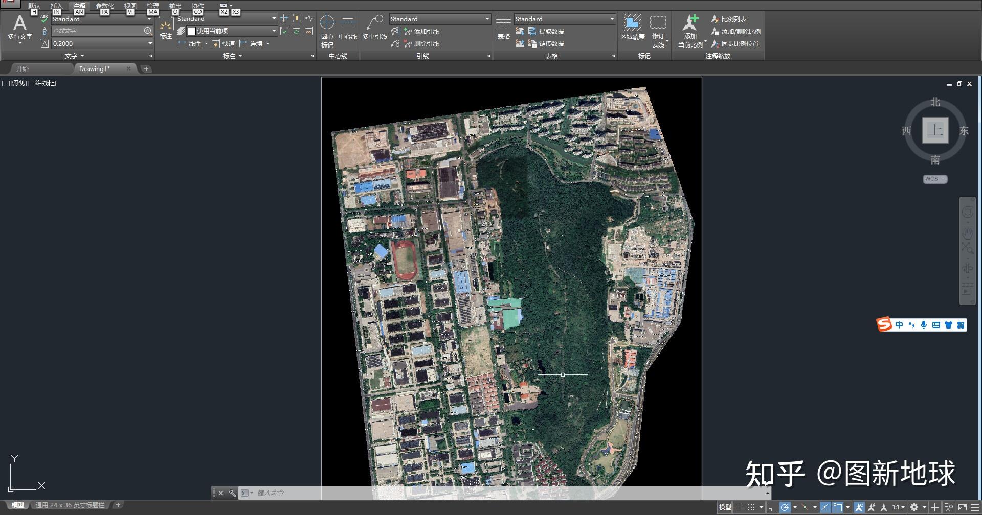 如何在CAD中将卫星影像插入到正确的位置 - 知乎