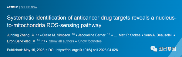 Cell | 全基因组CRISPR干扰与蛋白质组学鉴定抗癌药靶点 - 知乎