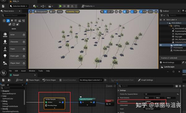 UE5.1 PCG plugin探索(UE5程序化生成/Procedural Content Generation Framework) - 知乎