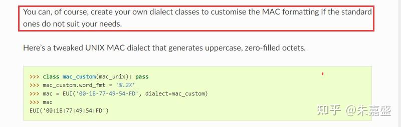 网络工程师 Python MAC地址（netaddr模块） - 知乎