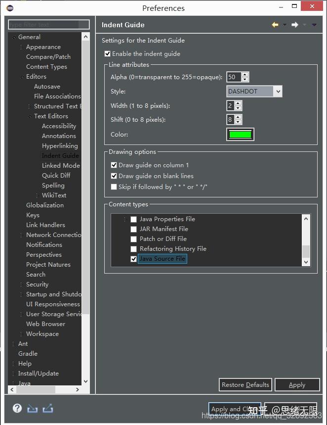 Eclipse颜色主题（Color Theme）与缩进线（Indent Guide）插件安装教程 - 知乎