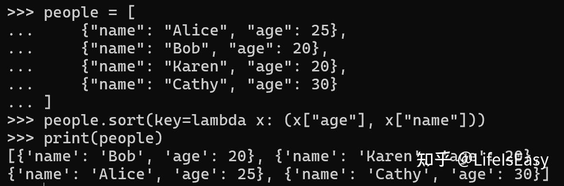通俗易懂地掌握 Python 中的 key 和 lambda 参数 - 知乎
