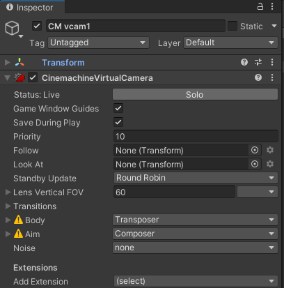 Cinemachine 相机控制插件 - 知乎