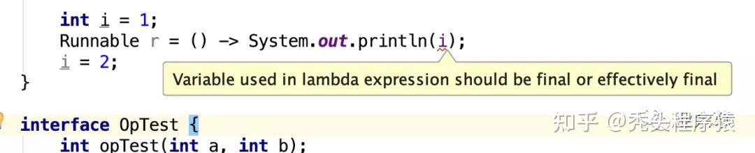 Java 中使用 Lambda 为什么只能使用 final 变量？ - 知乎