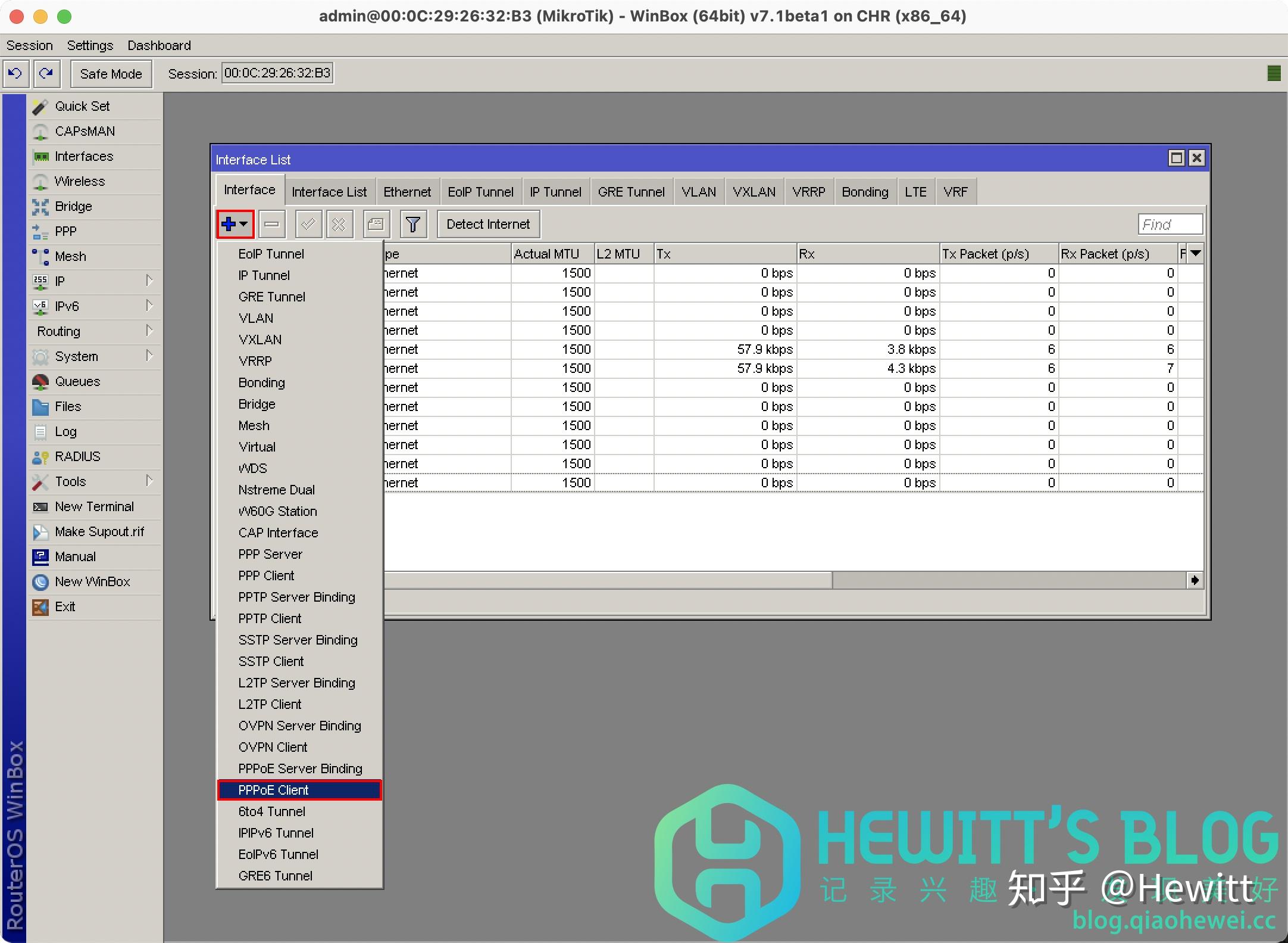 RouterOS(ROS)软路由PPPOE拨号上网配置指南(附授权镜像下载) - 知乎