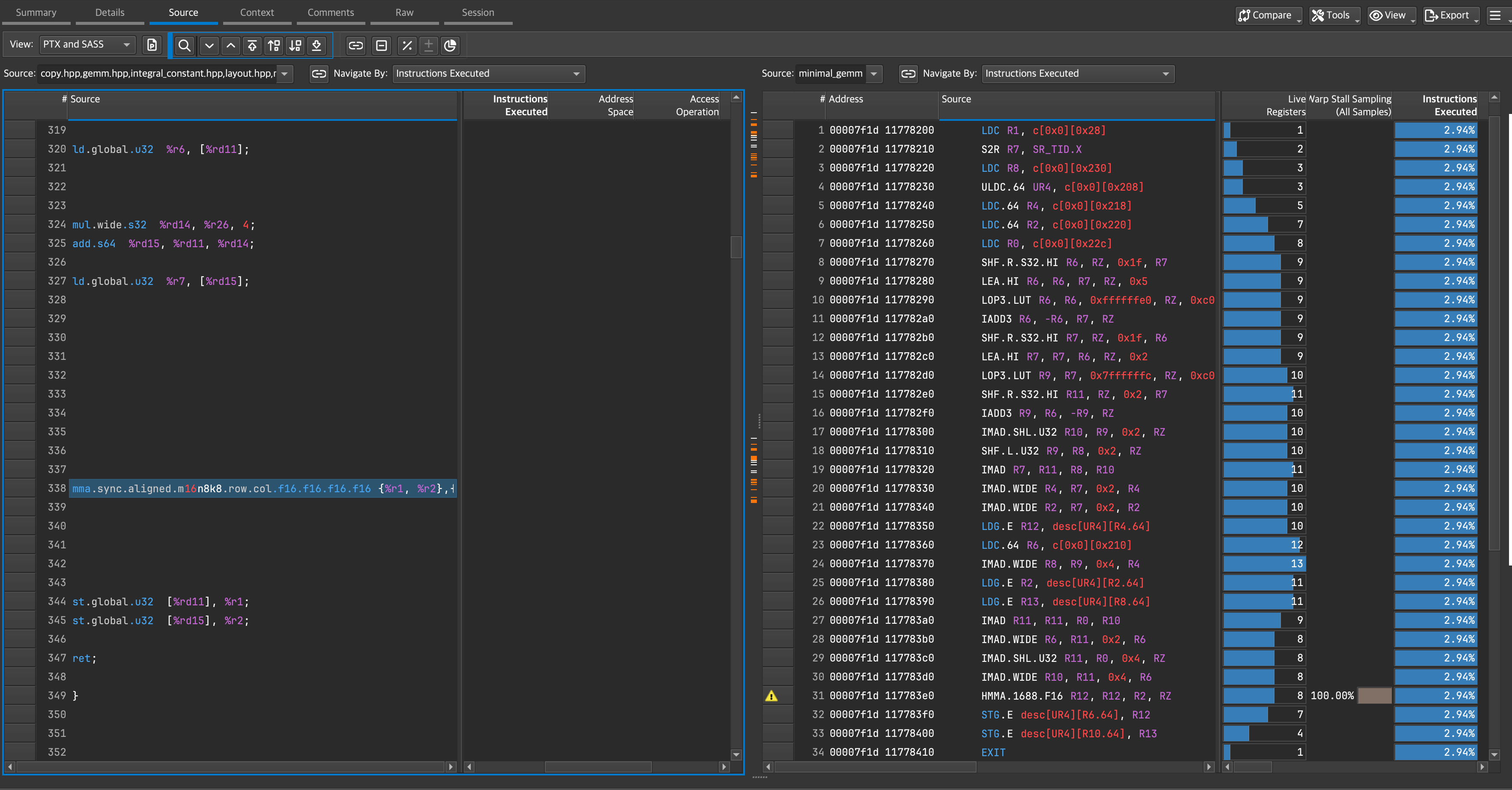 CUTLASS 笔记 (1)：Minimal GEMM Kernel - 知乎