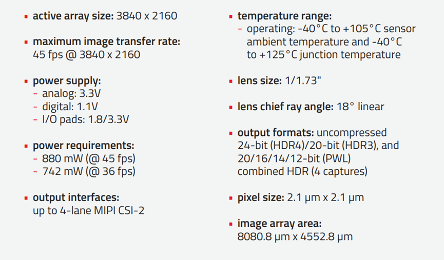豪威科技8Mega前视应用OX08D10发布 - 知乎