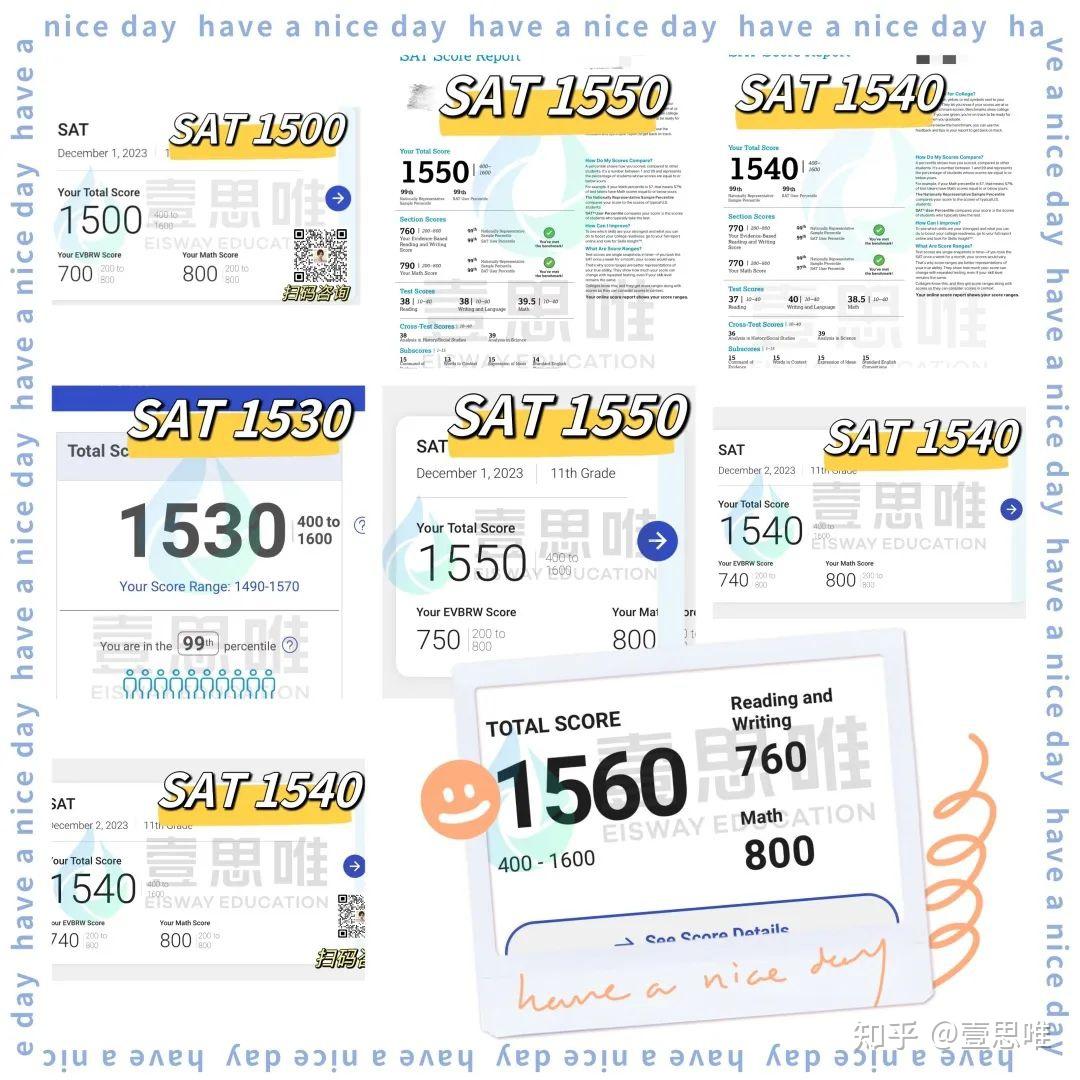 壹思唯12月SAT高分！1500+占比60%，纸笔考落幕，迎接全面机考时代！ - 知乎